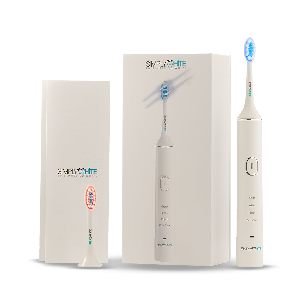 SIMPLY WHITE™ Electric Toothbrush – White – simplywhitening